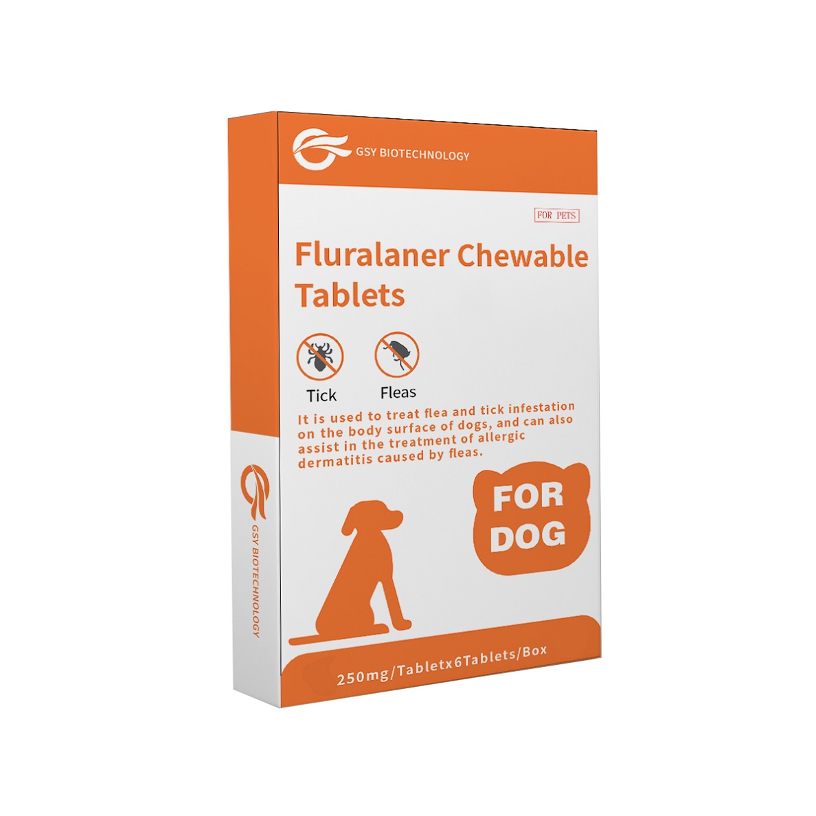 250 mg Fluralaner Chewable Tablets for dogs China factory_China ...