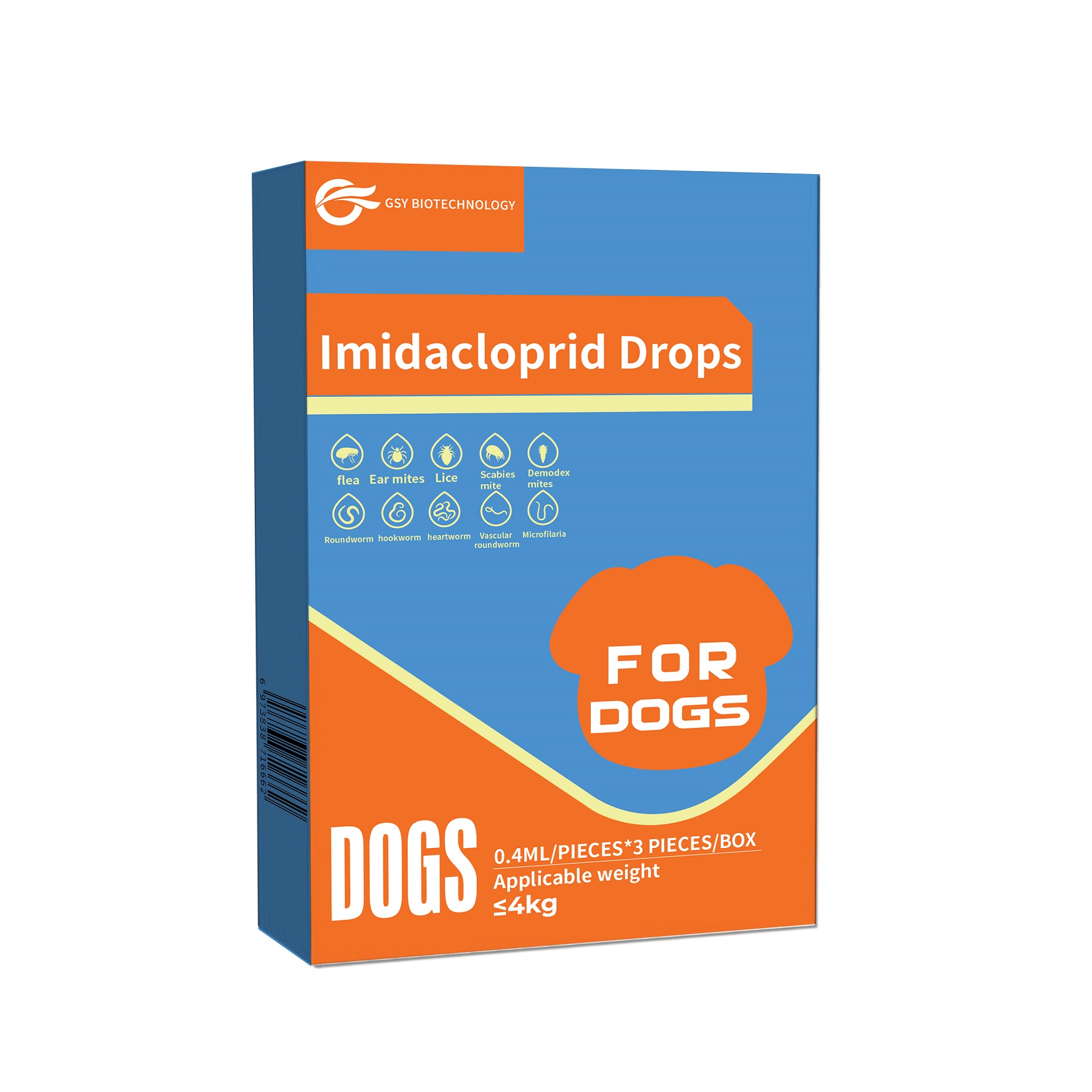 0.4ml for dog Imidacloprid Spot-on Solutions China factory_China ...