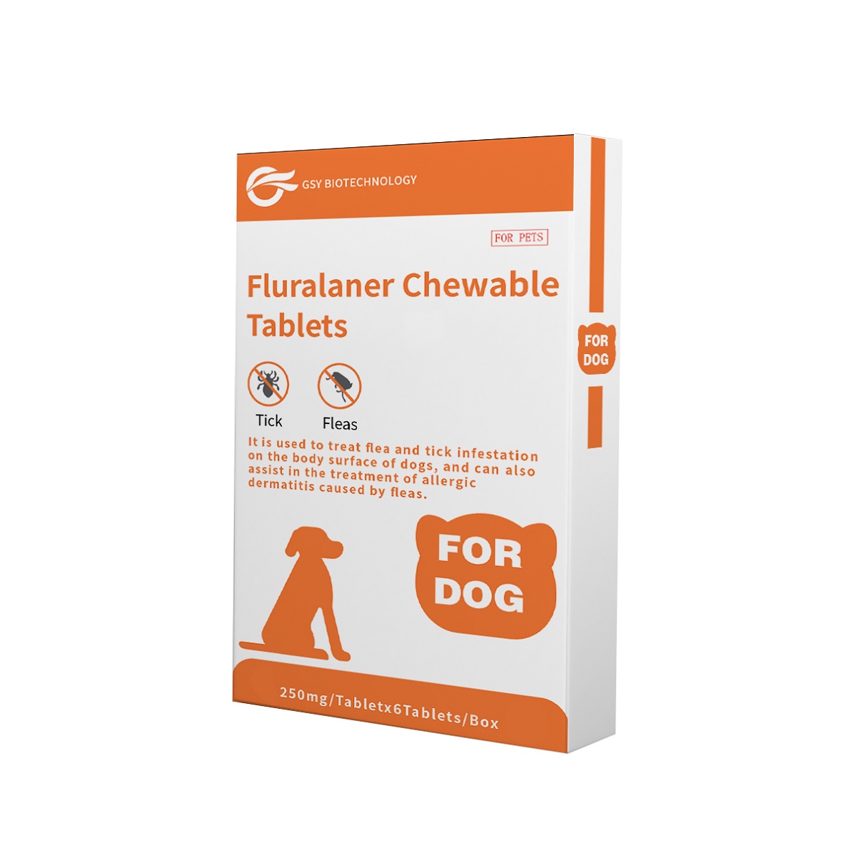 250 mg Fluralaner Chewable Tablets for dogs China factory_China ...